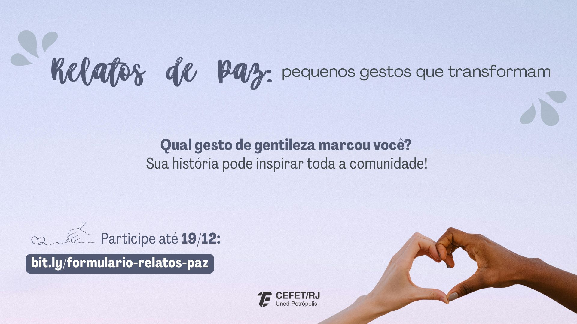 Cefet/RJ Petrópolis convida comunidade interna para participar da ...